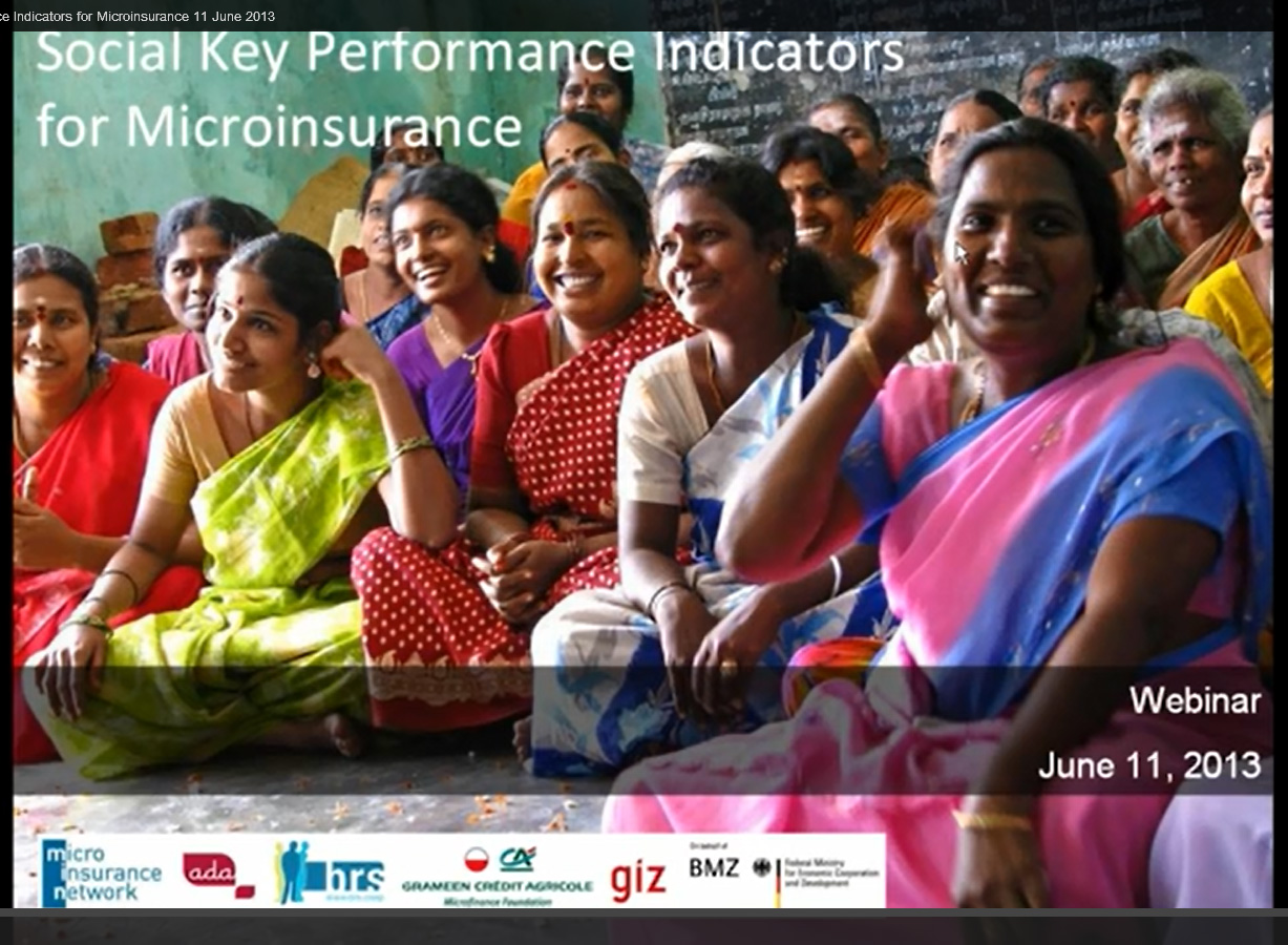 Social Key Performance Indicators for Microinsurance | Microinsurance ...